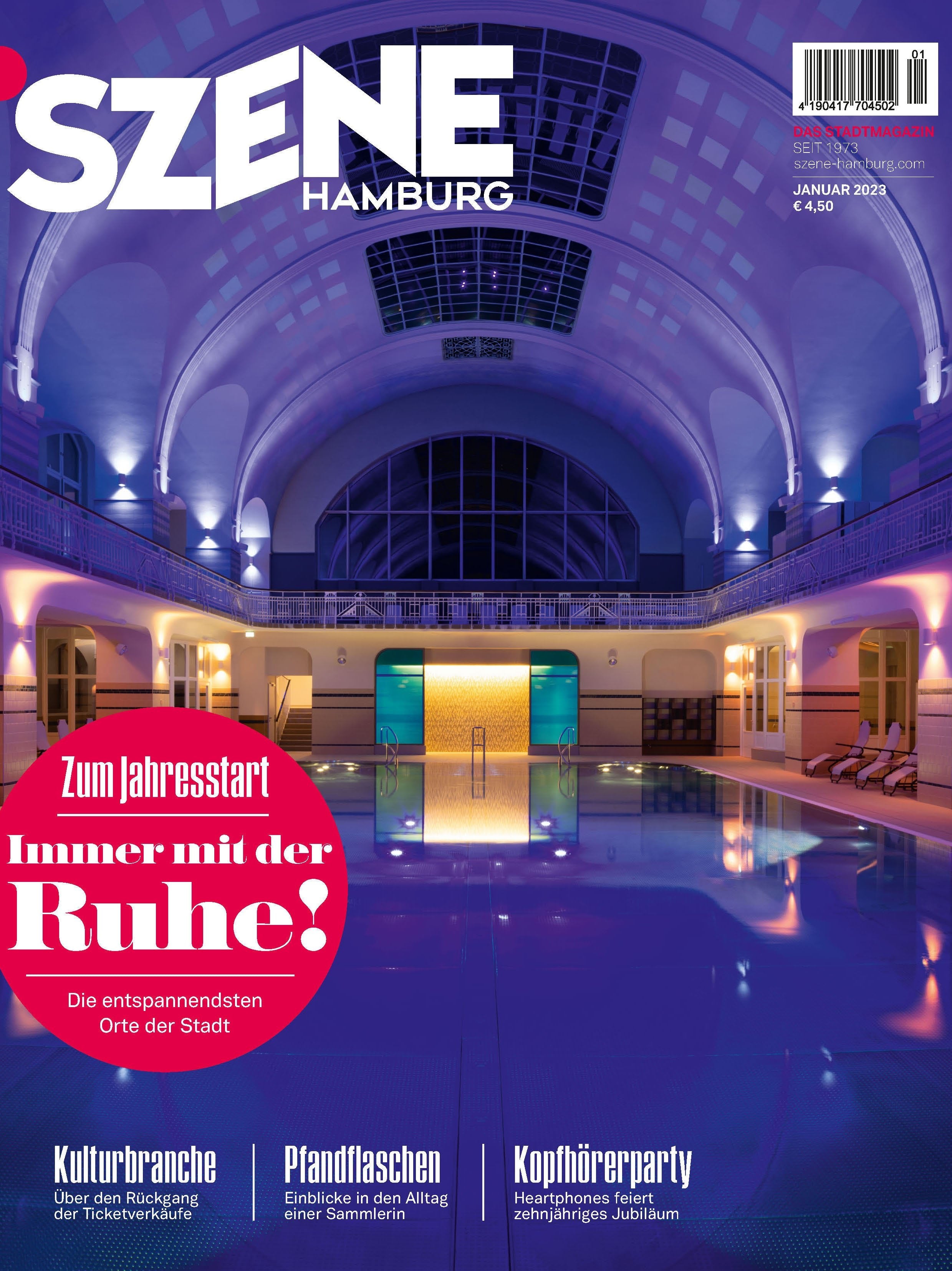 SZENE HAMBURG 01/2023 „Immer mit der Ruhe!“ – SZENE HAMBURG Shop